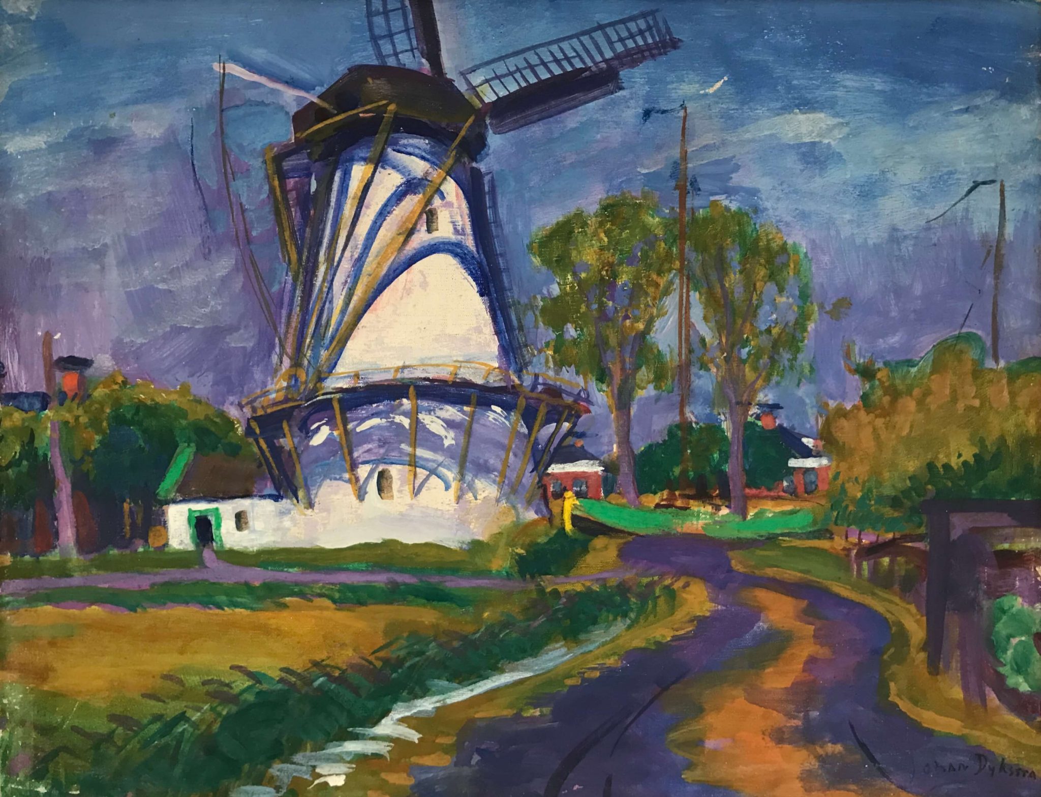 Molenzomer: Museale molenvondst – schilderij Johan Dijkstra | CGTC